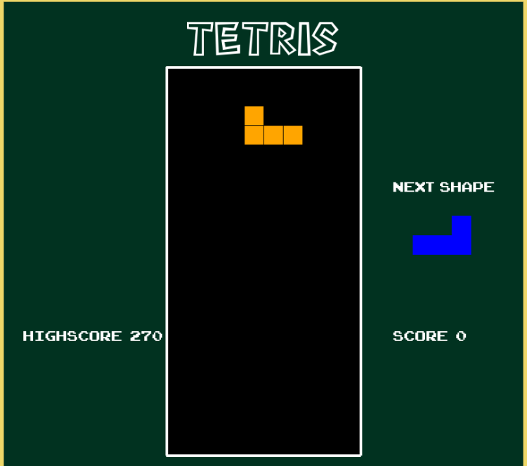 Simple Tetris Game Using Pygame In Python Free Source Code Sourcecodester 0504
